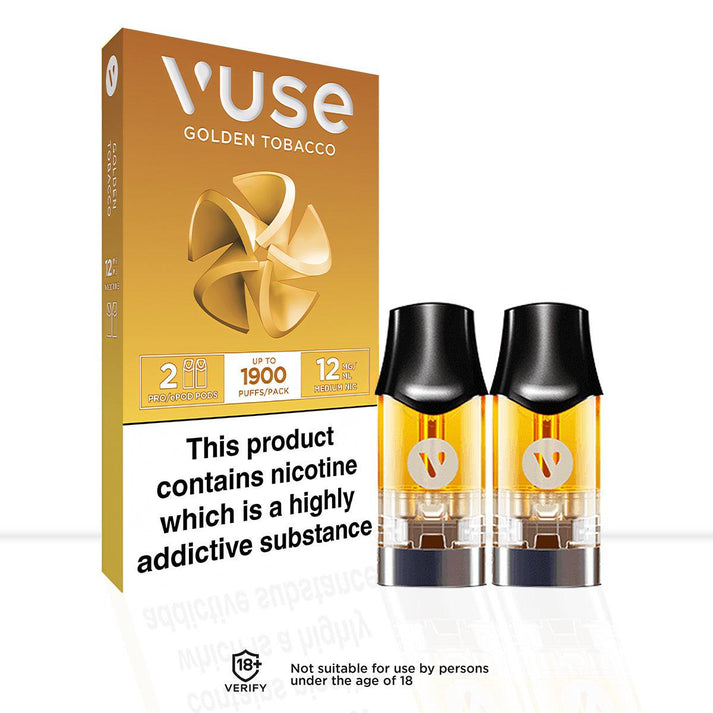 Buy Vuse Epod Pro Golden Tobacco Vape Pods | Free Shipping